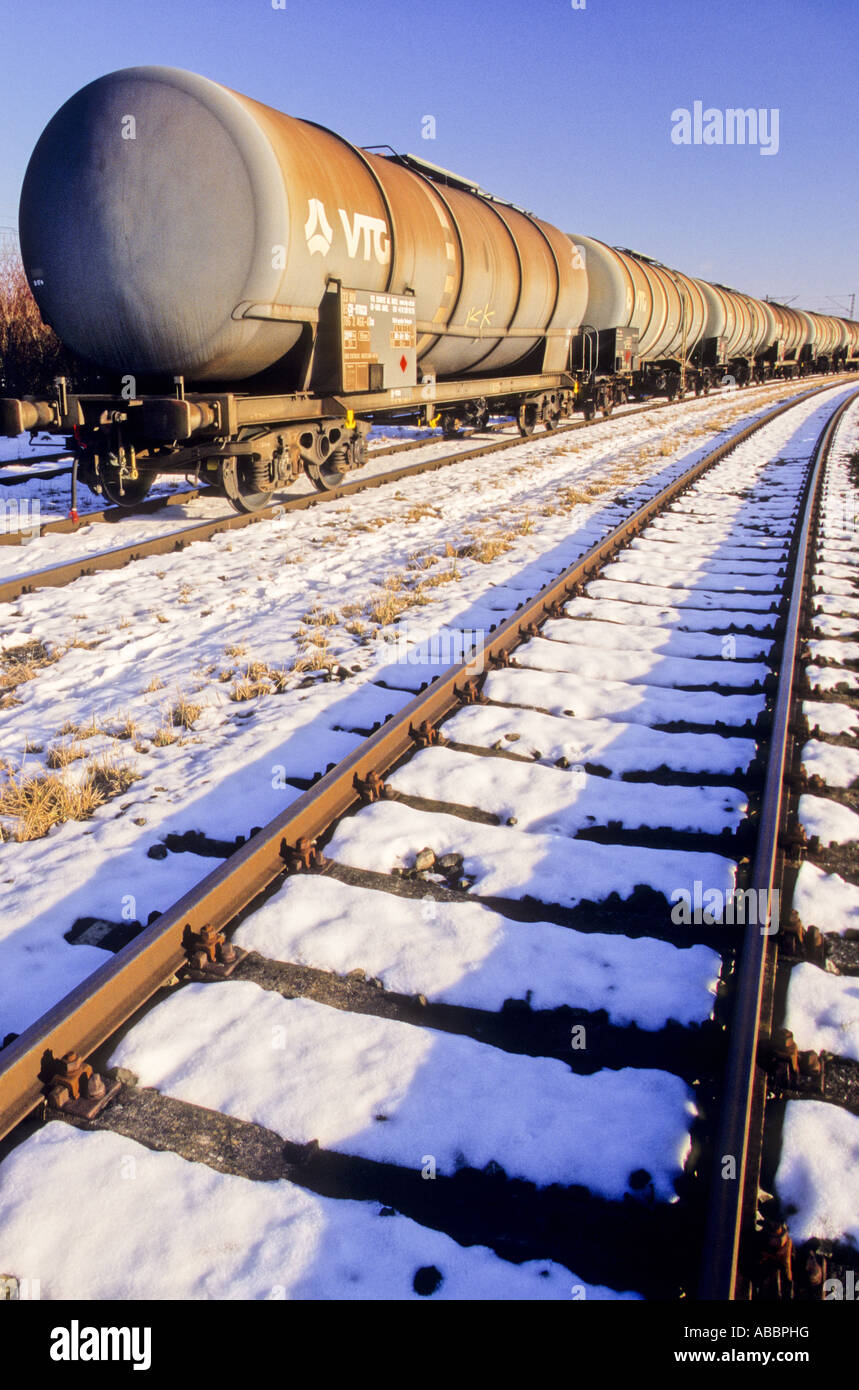 German Freight train Stock Photo - Alamy