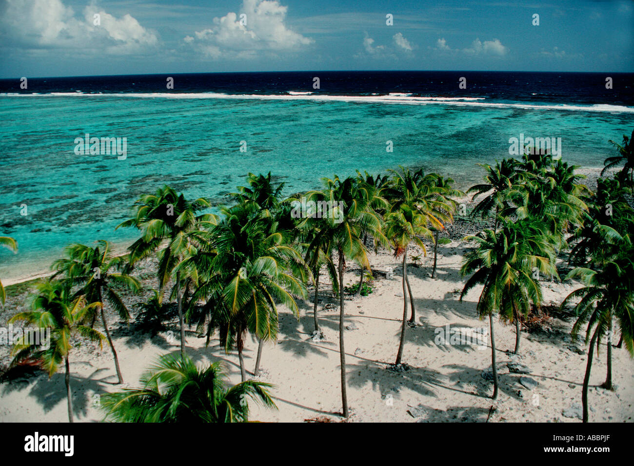 Tropical beach scene Caribbean Atlantic Ocean Stock Photo - Alamy