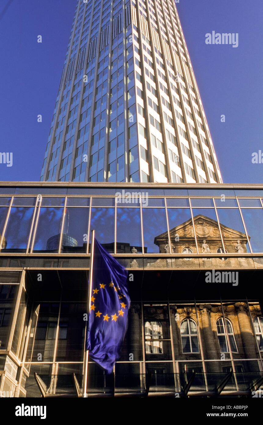 European central bank flag hi-res stock photography and images - Alamy