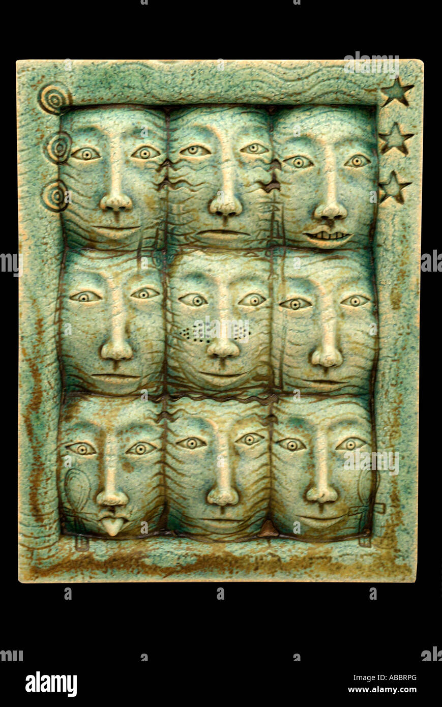 face mask portrait human visage 3d expression expressive mood Inspired ...