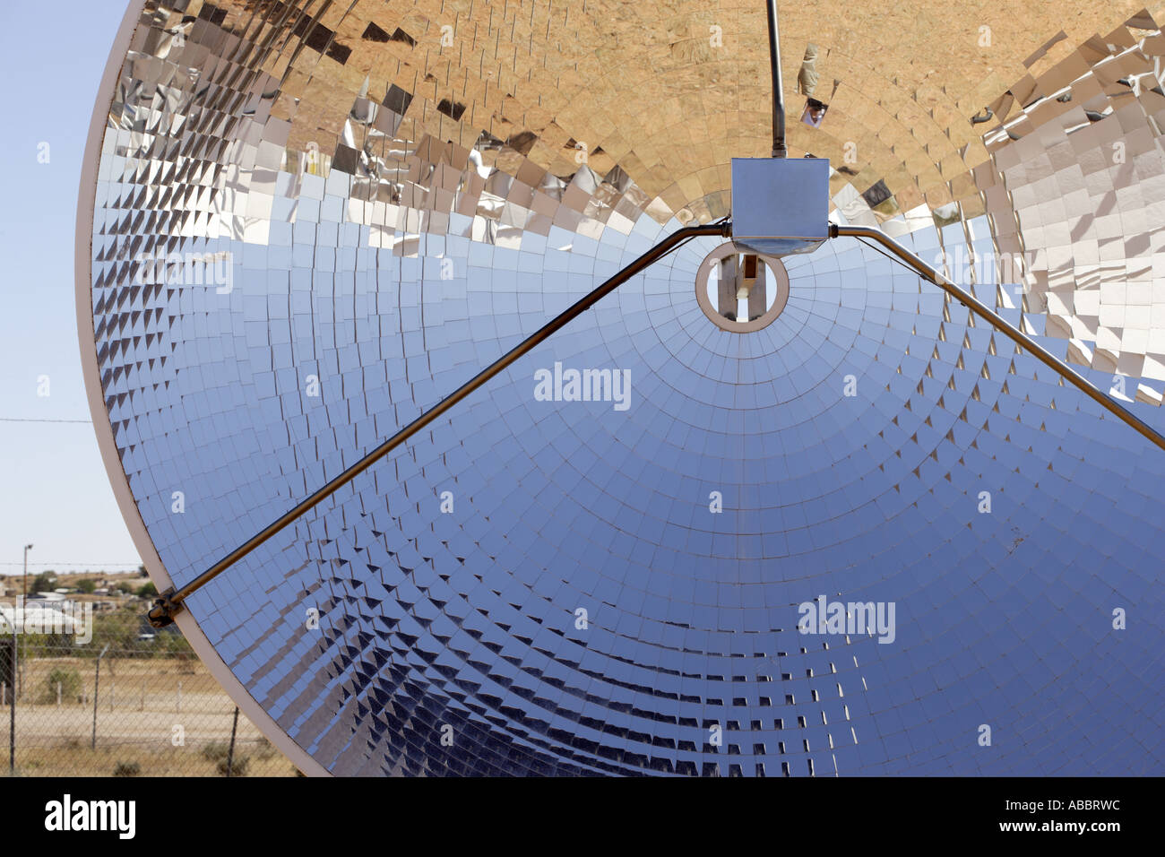 Solar Disc at the White Cliffs Solar Power Station in the Australian ...