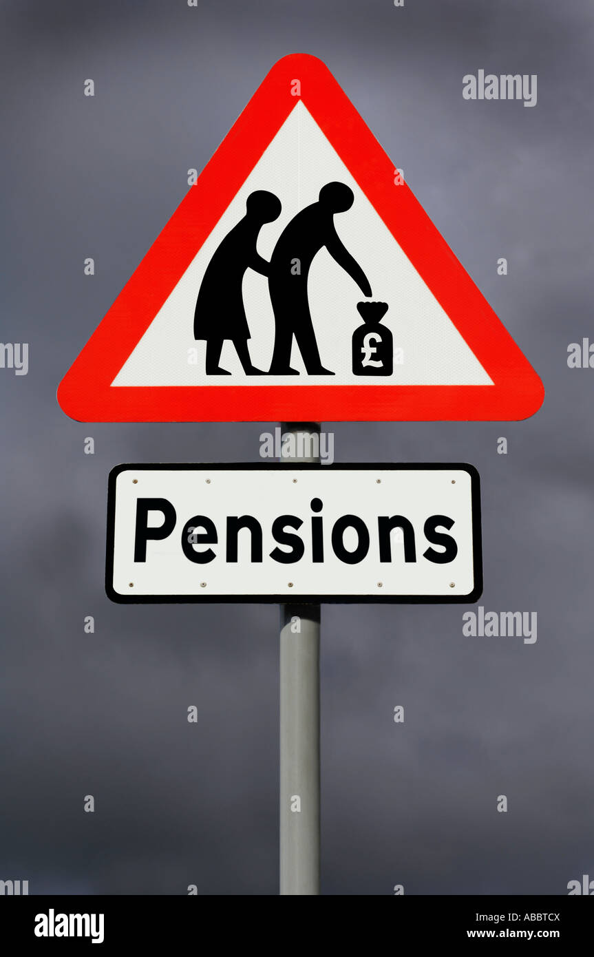 Pension pot sign hi-res stock photography and images - Alamy