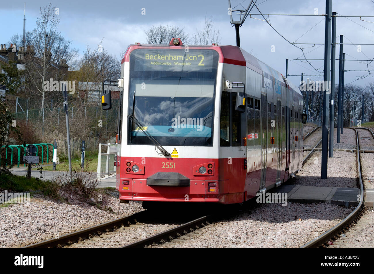 Tram to Beckenham Junction Stock Photo - Alamy