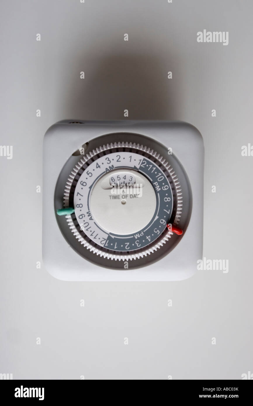 Timer for electrical appliances Stock Photo - Alamy