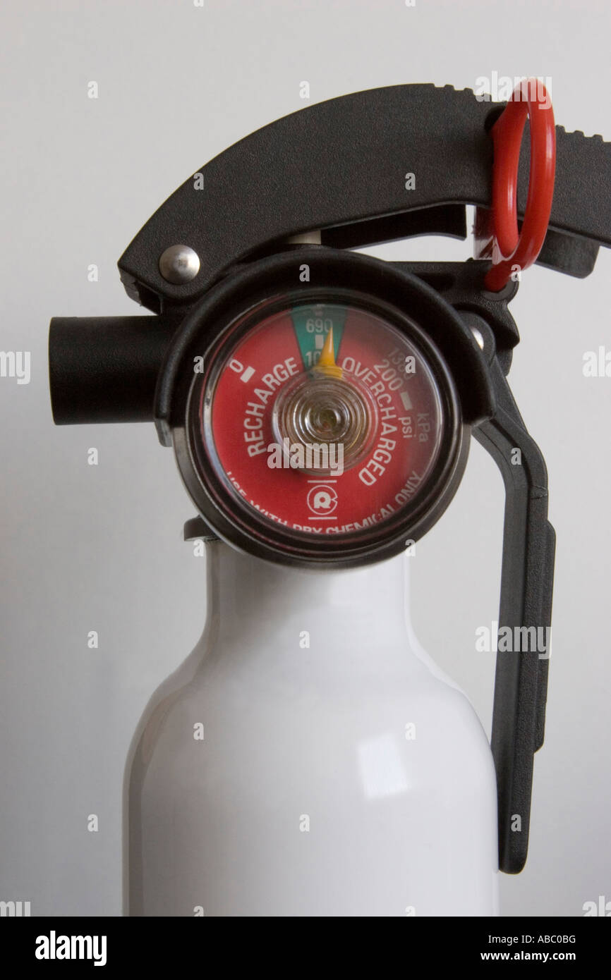 Fire extinguisher, close-up Stock Photo - Alamy