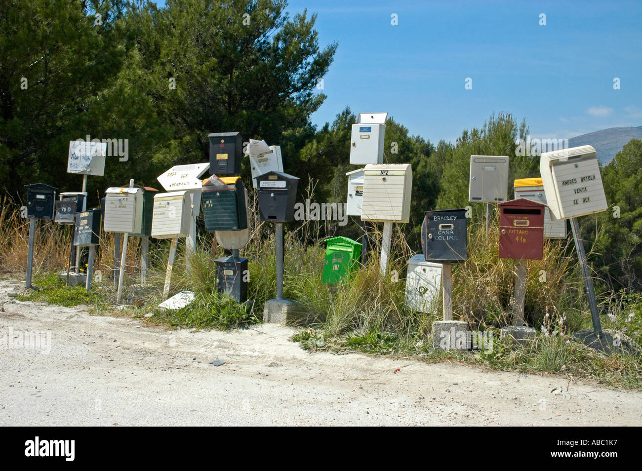Different letter boxes hi-res stock photography and images - Alamy