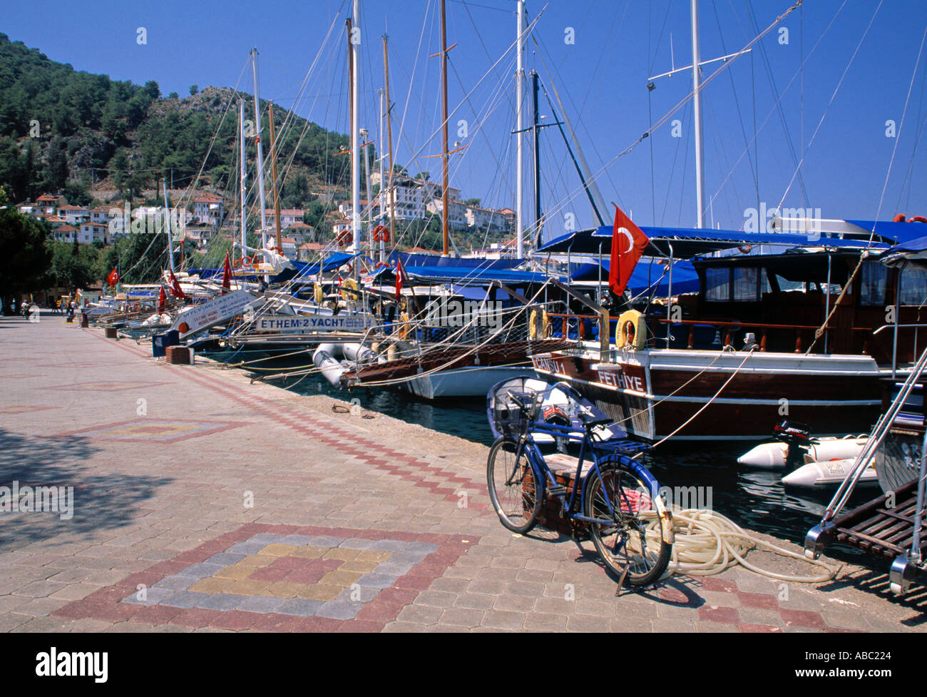 Waterfront, Fethiye, Turkey Stock Photo - Alamy