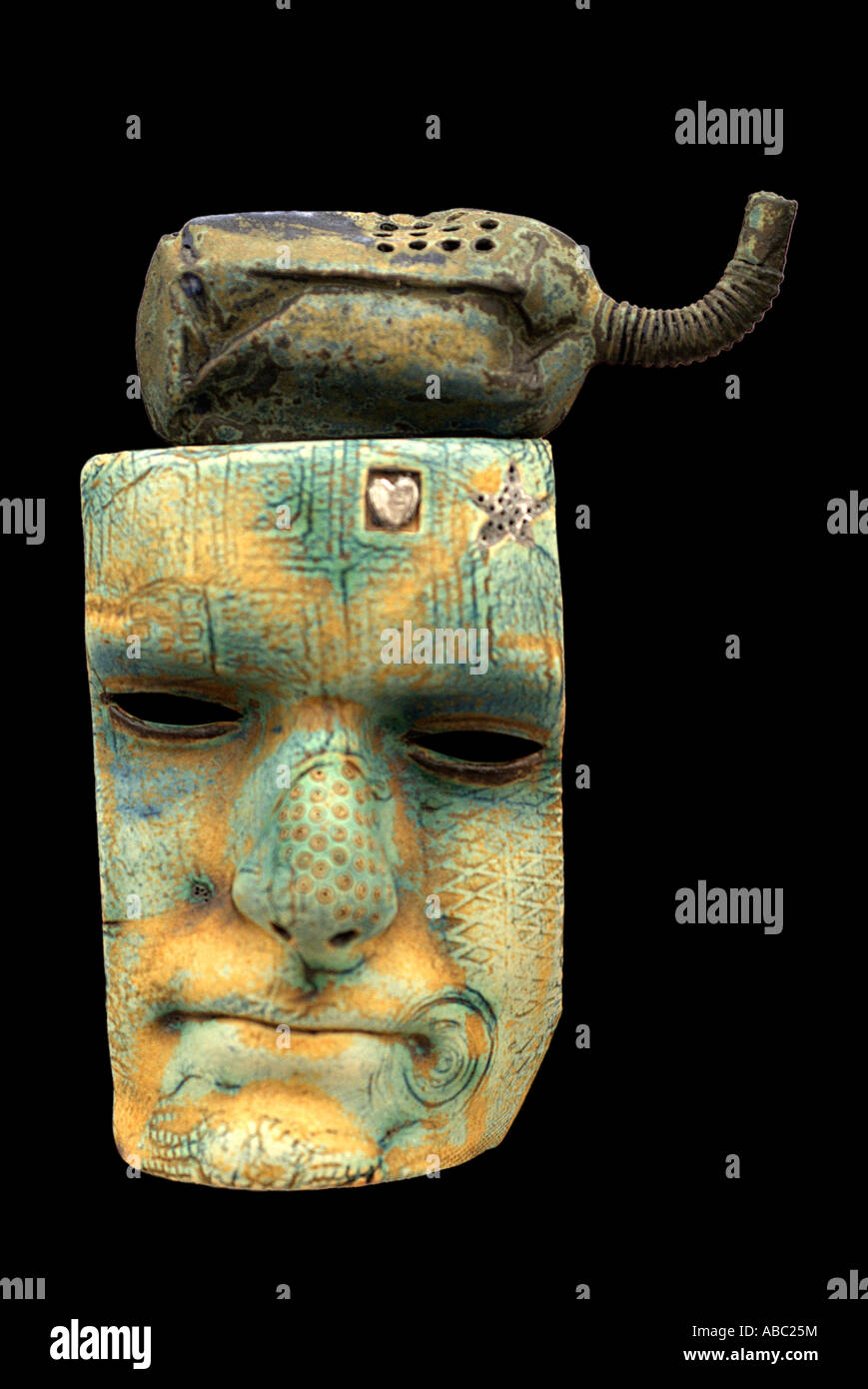 face mask portrait human visage 3d expression expressive mood Inspired ...