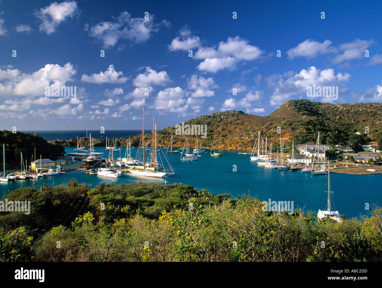 Nelson's Dockyard, Antigua, Caribbean Stock Photo - Alamy