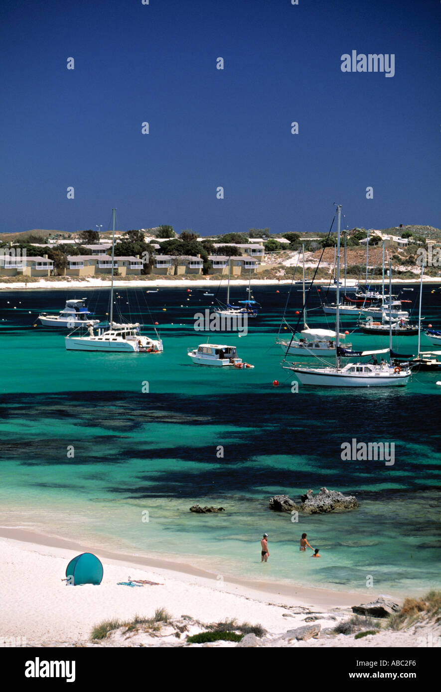 Geordie Bay, Rottnest Island, Western Australia, Australia Stock Photo ...
