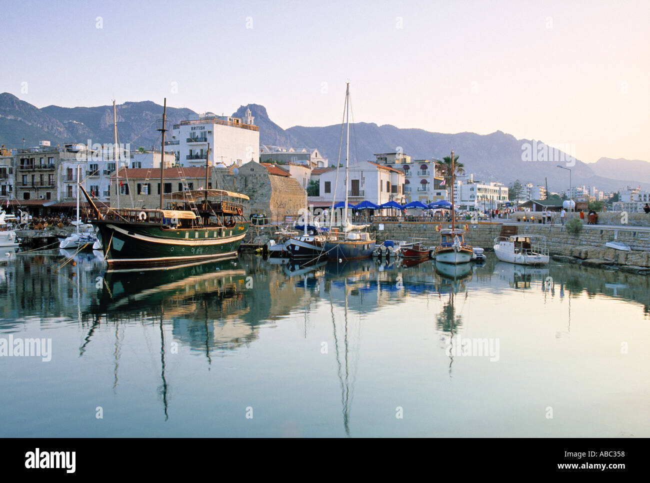Kyrenia Harbour, Kyrenia, Northern Cyprus Stock Photo - Alamy