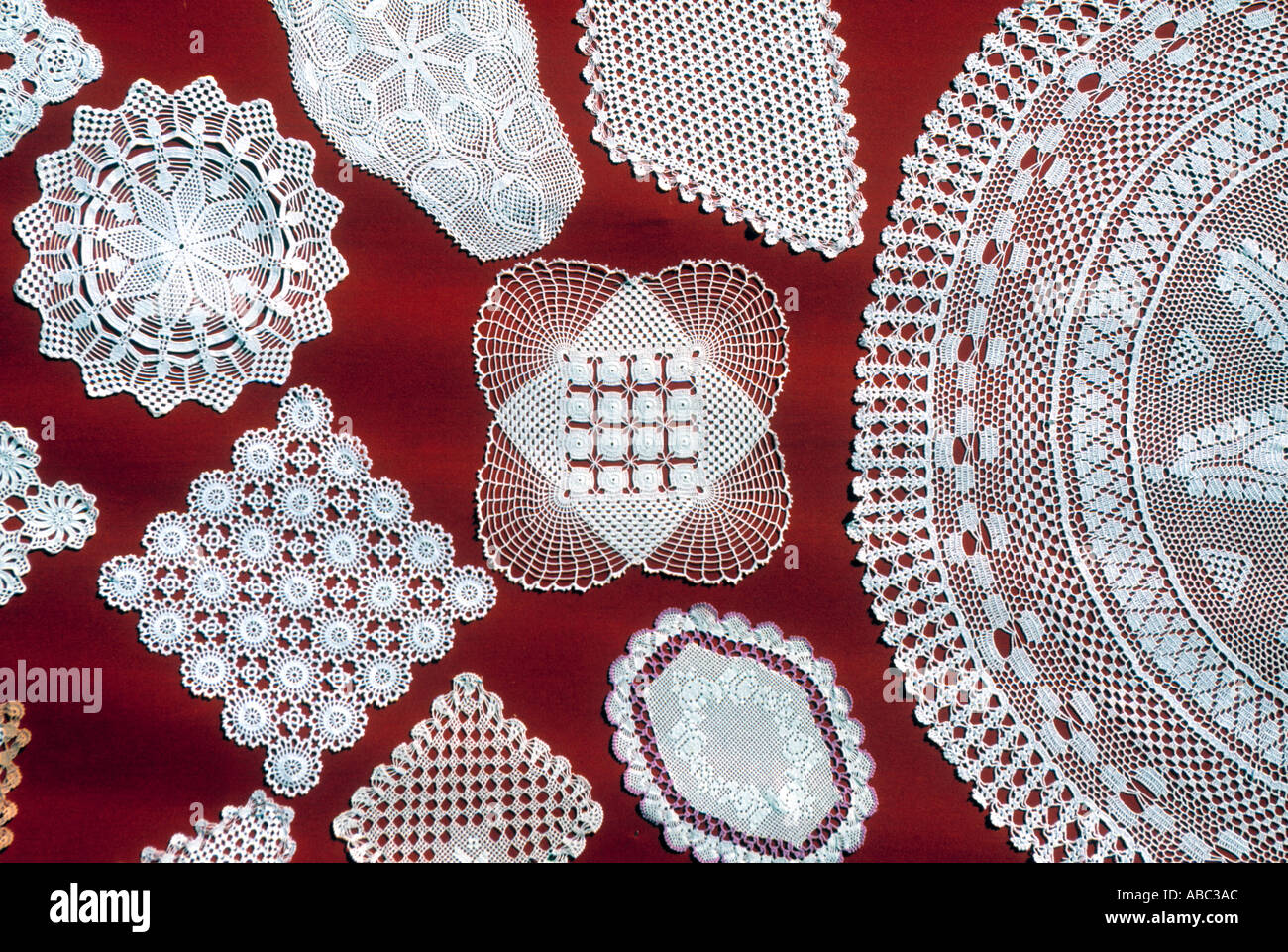 Lace Work, Kaplica, Northern Cyprus Stock Photo - Alamy