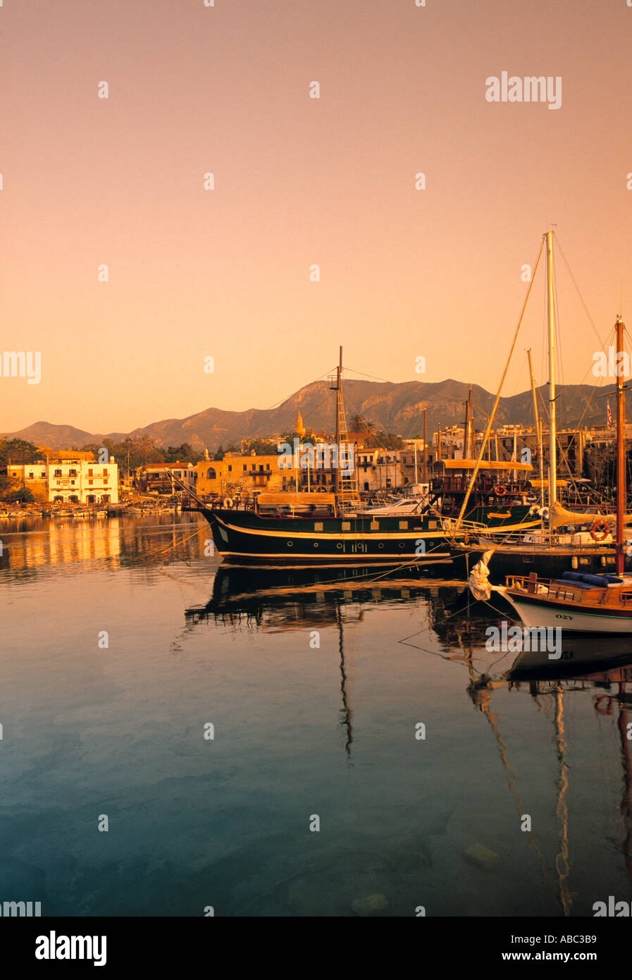 Kyrenia Harbour, Kyrenia, Northern Cyprus Stock Photo - Alamy