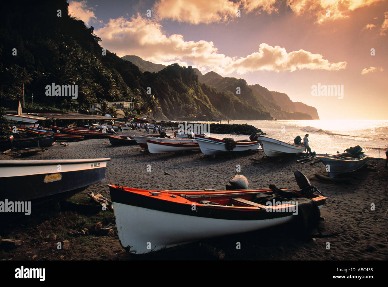 Grand Riviere, Martinique, French West Indies Stock Photo - Alamy
