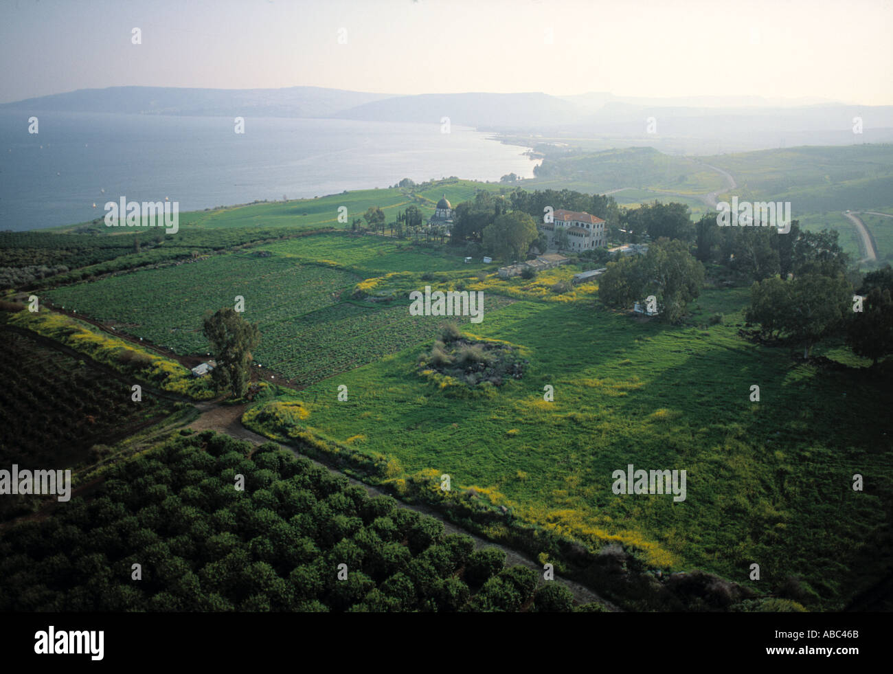 Mount of Beatitudes, Galilee, Israel Stock Photo - Alamy