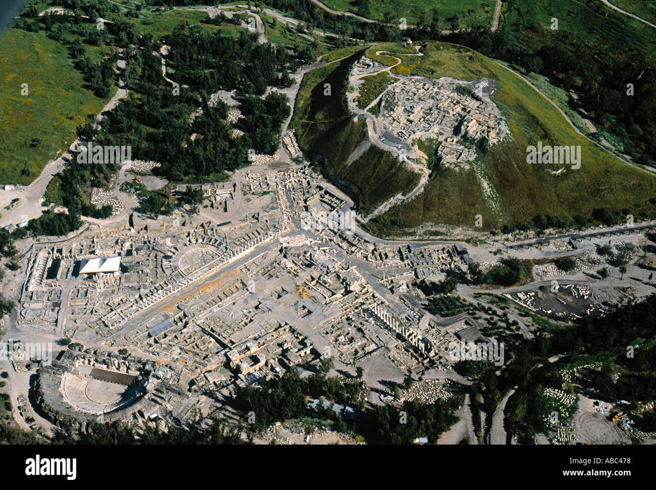 Beth shean aerial hi-res stock photography and images - Alamy