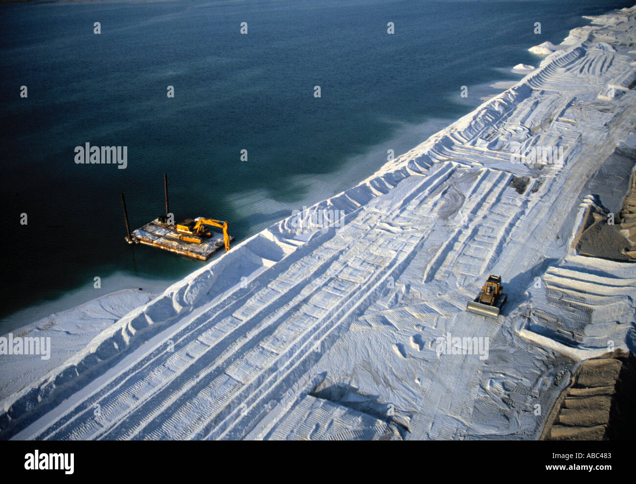 Potassium plant, Dead Sea, Israel Stock Photo - Alamy