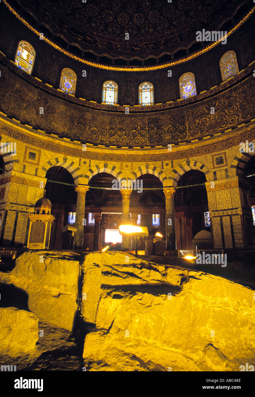 Dome of the rock interior jerusalem hi-res stock photography and images ...