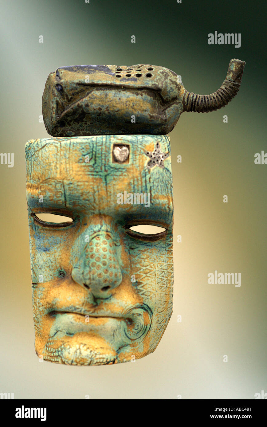 face mask portrait human visage 3d expression expressive mood Inspired ...