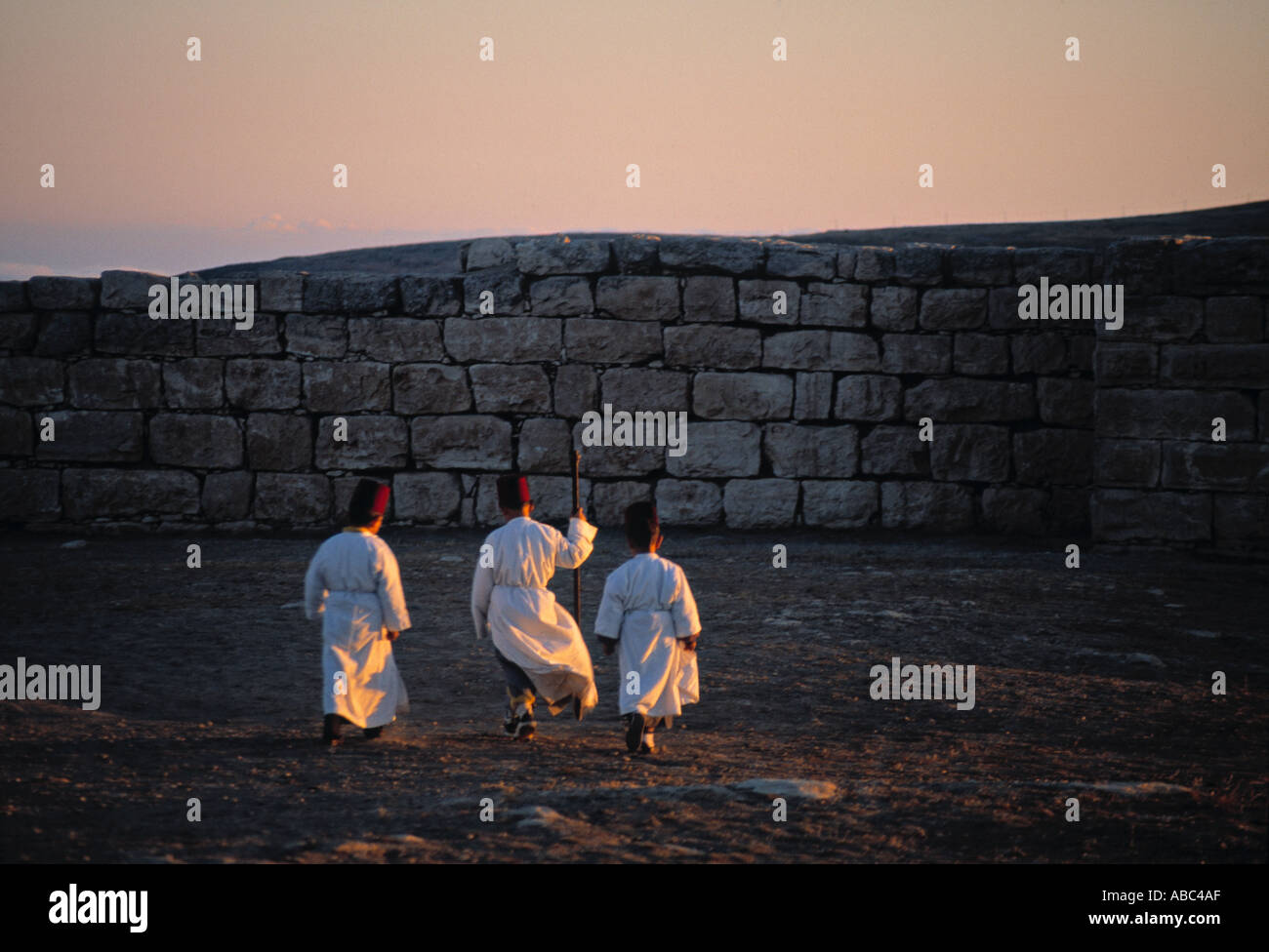 Samaritan boys, Mount Gerizim, Israel Stock Photo - Alamy