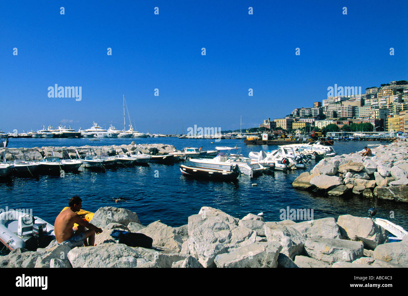 Mergellina harbour hi-res stock photography and images - Alamy