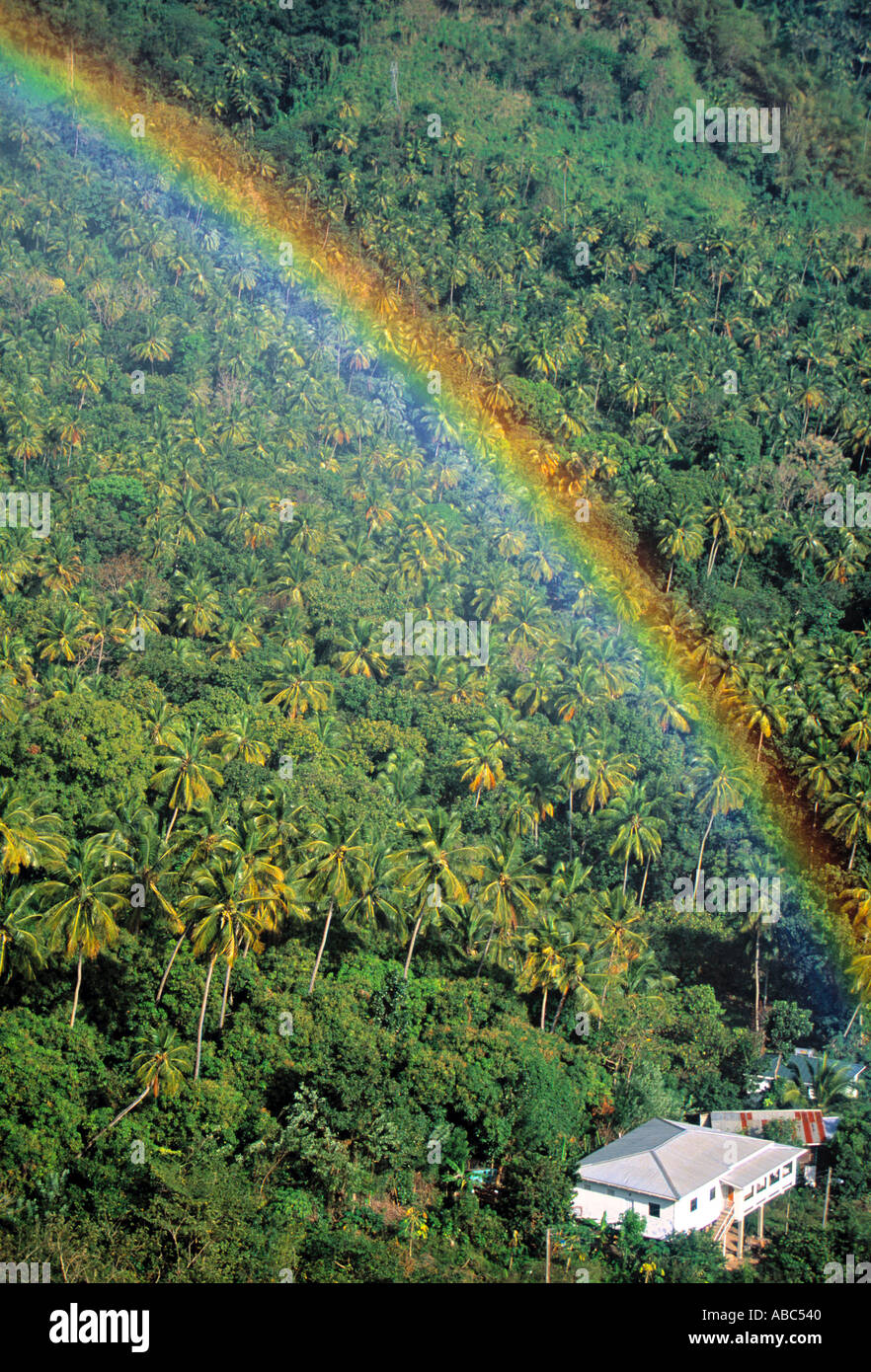 Rainbow, St. Lucia, Caribbean Stock Photo - Alamy