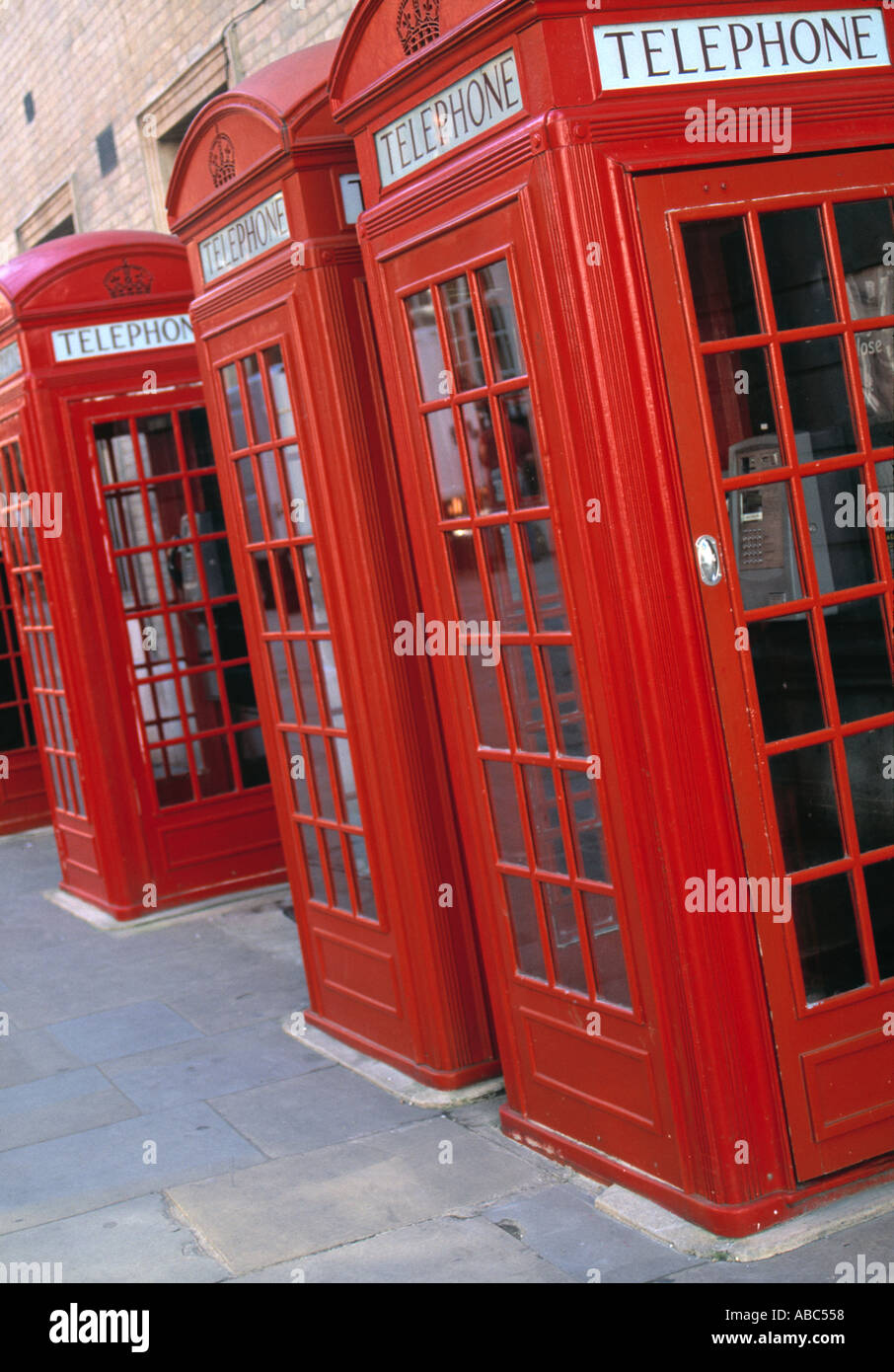 Telephone Boxes, London, England Stock Photo - Alamy