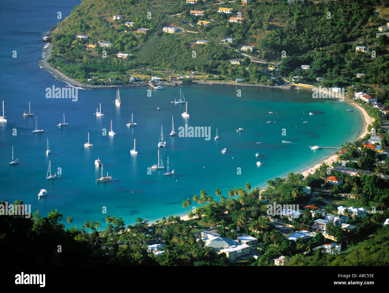 Cane Garden Bay, Tortola, British Virgin Islands, Caribbean Stock Photo ...