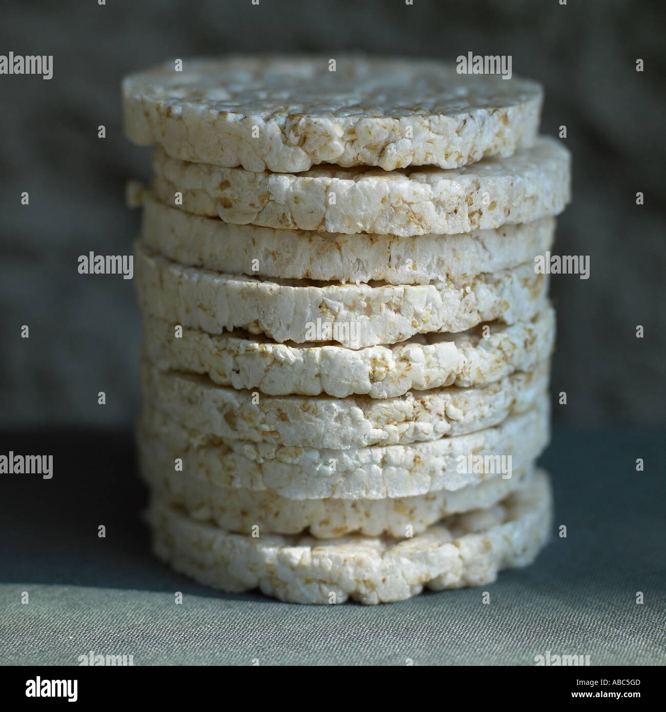 Stack of rice cakes Stock Photo - Alamy