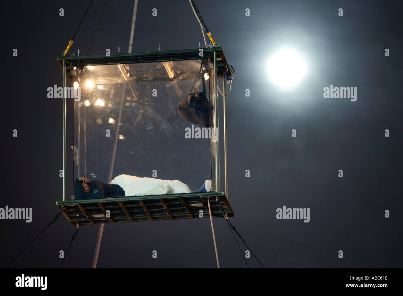 UK London David Blaine Above the Below Internationally renowned ...