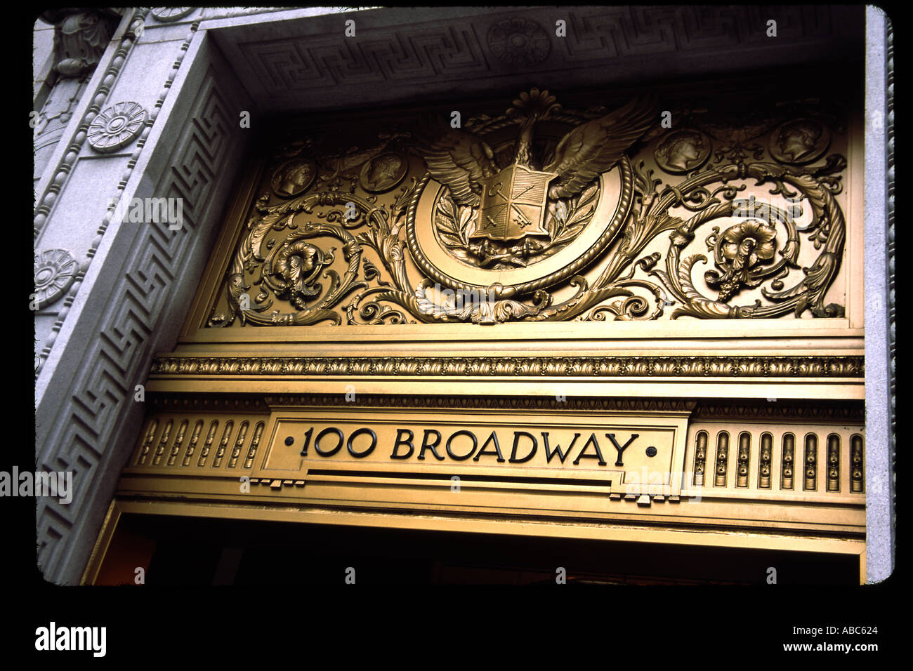 100 broadway entrance hi-res stock photography and images - Alamy