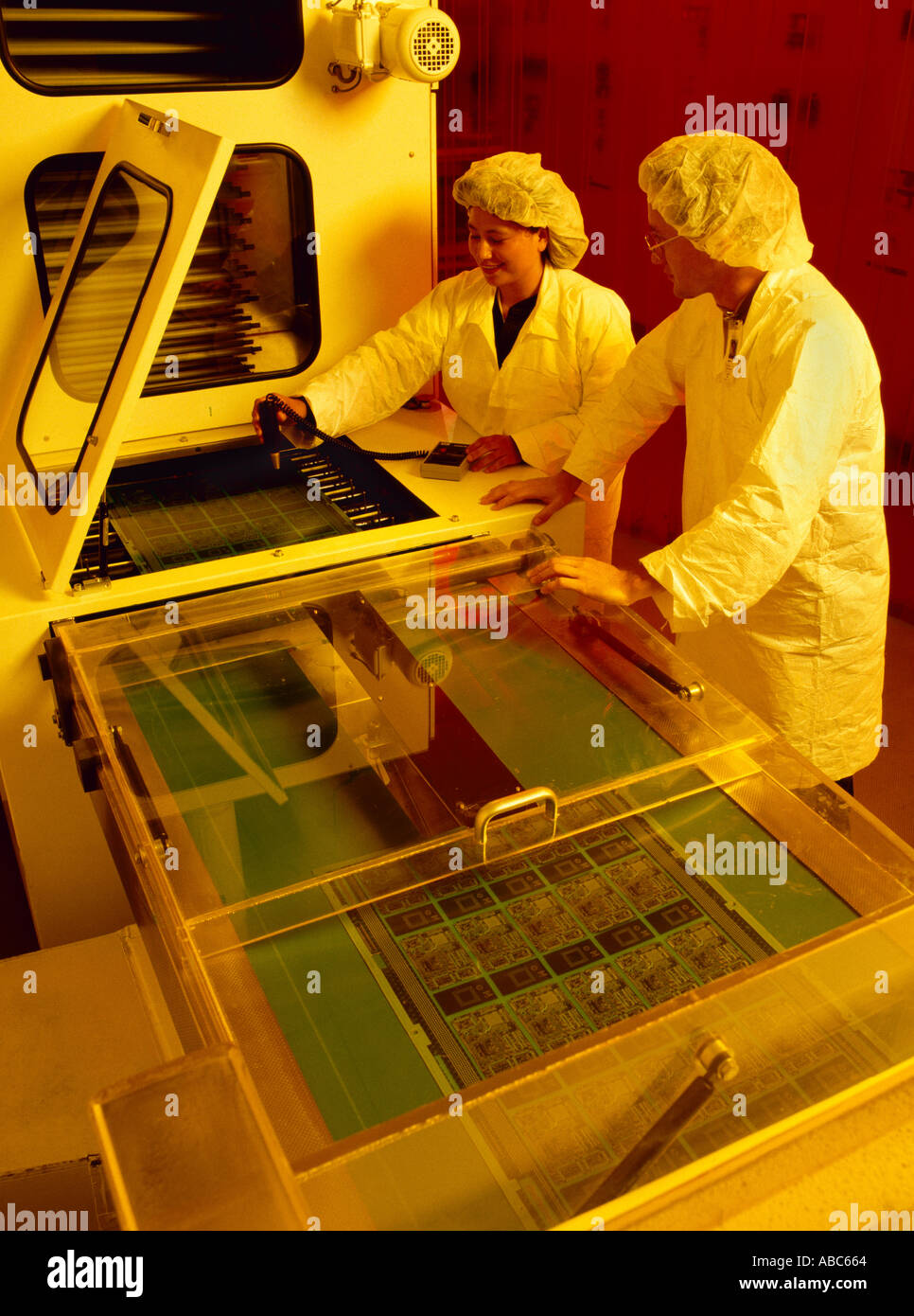 Electronics - Circuit board manufacturing and technicians operating ...