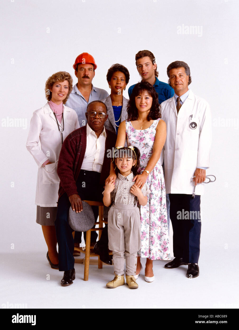 People Of Different Races And Ages