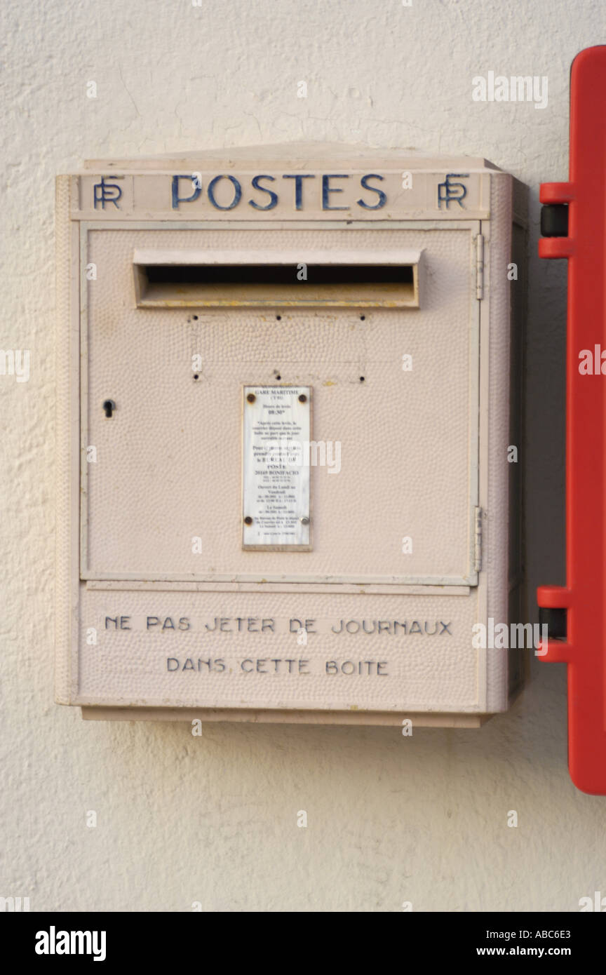 3138 French post box Stock Photo - Alamy