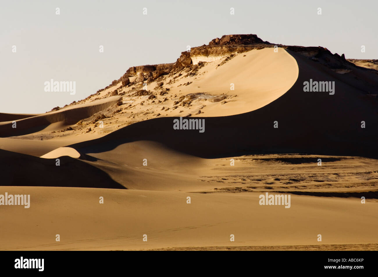 dunes, the Great Sand Sea, Western desert near Siwa oasis, Egypt Stock ...
