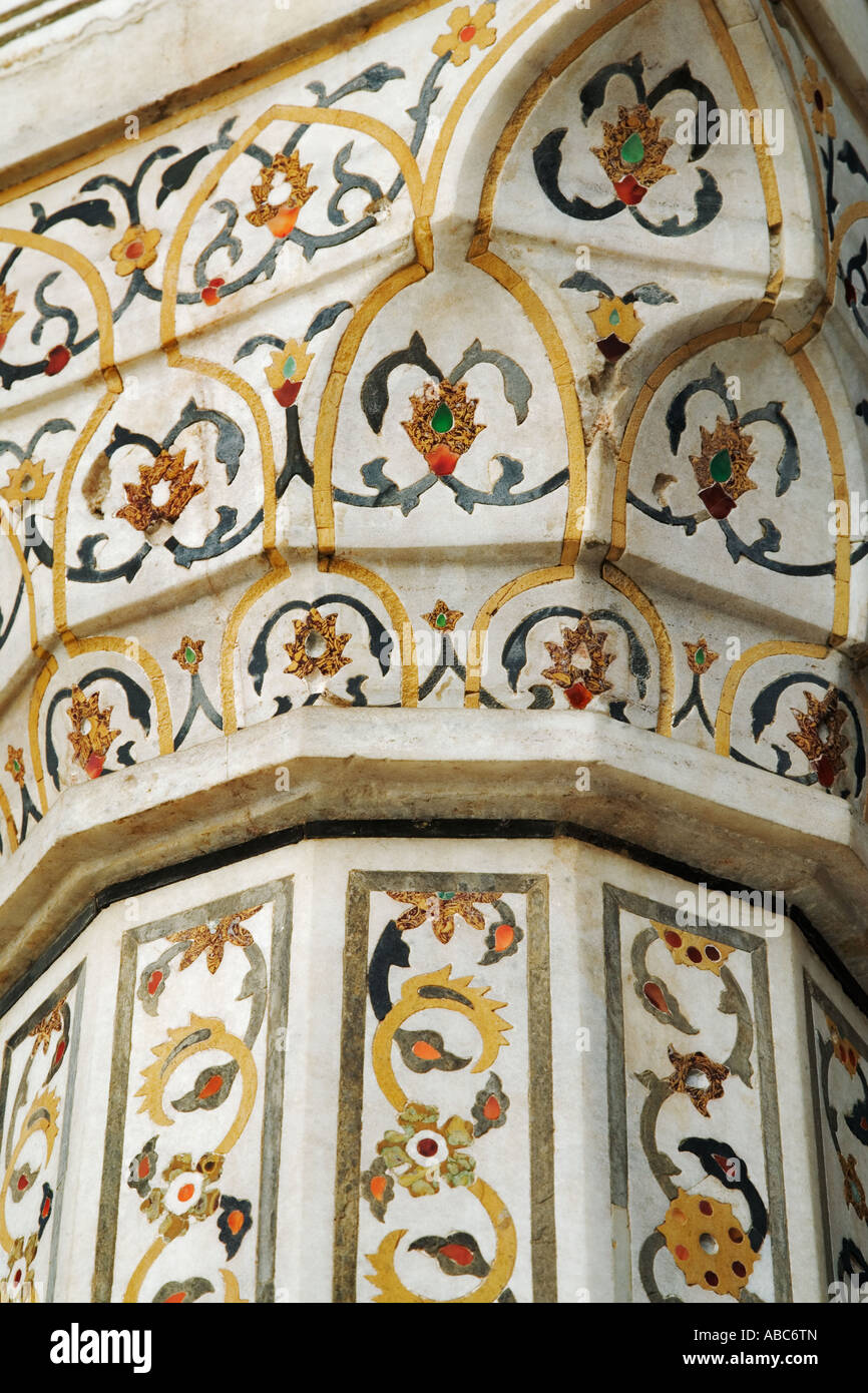 Dado frames and archway spandrels. Red Fort of Agra India Stock Photo ...