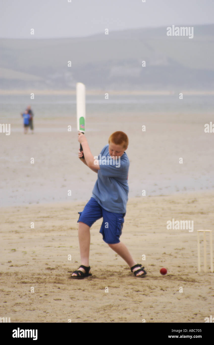 Cricket bat beach hi-res stock photography and images - Alamy