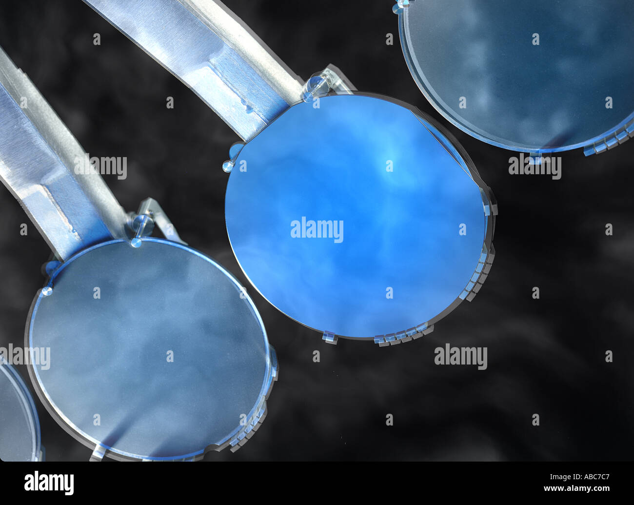 silicon wafer production Stock Photo - Alamy