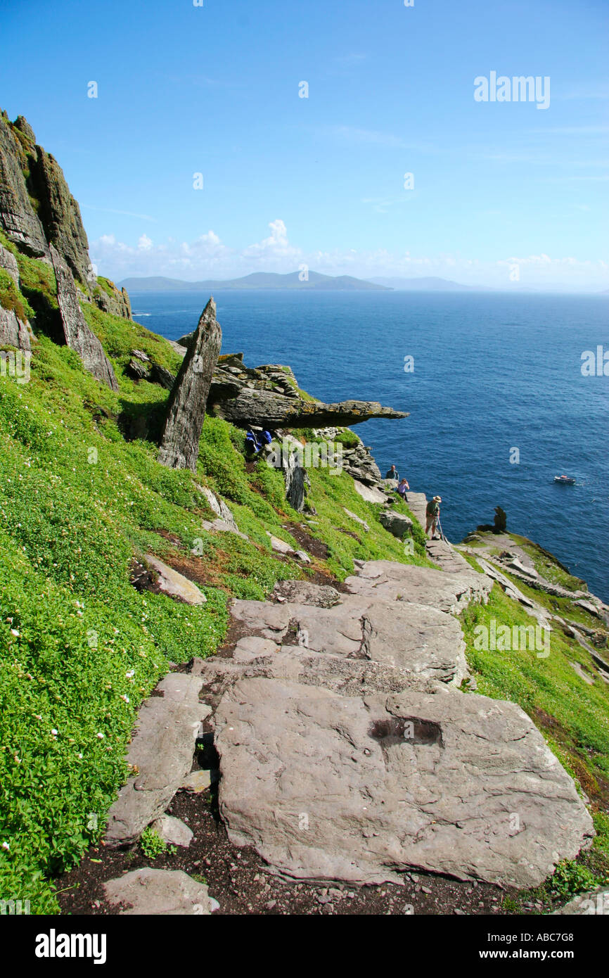 Holy Site: Skellig Michael / Ireland Stock Photo - Alamy