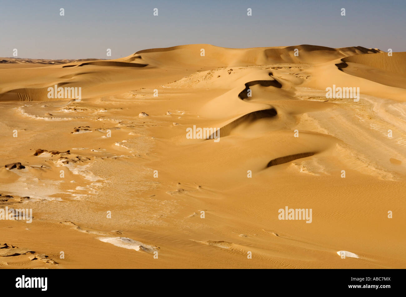 dunes, the Great Sand Sea, Western desert near Siwa oasis, Egypt Stock ...