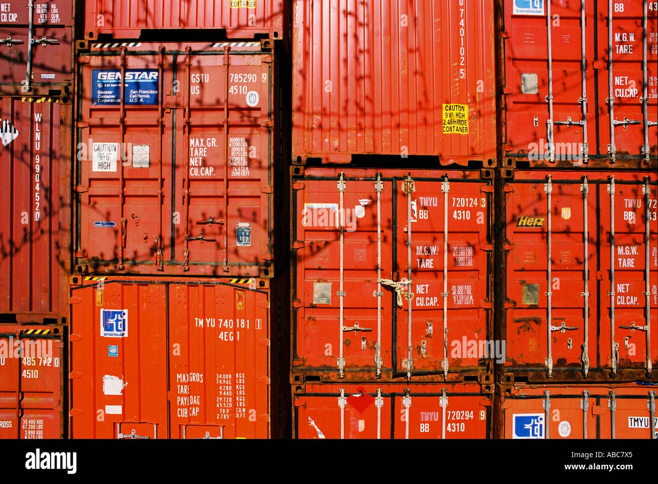 Open sea container Stock Photo - Alamy
