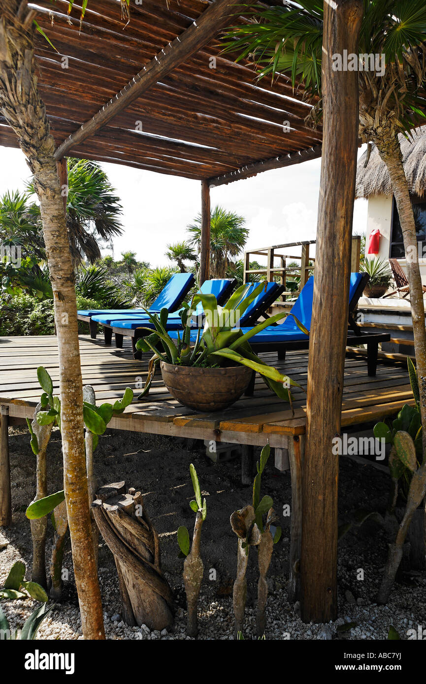 Beach cabana mexico hi-res stock photography and images - Alamy