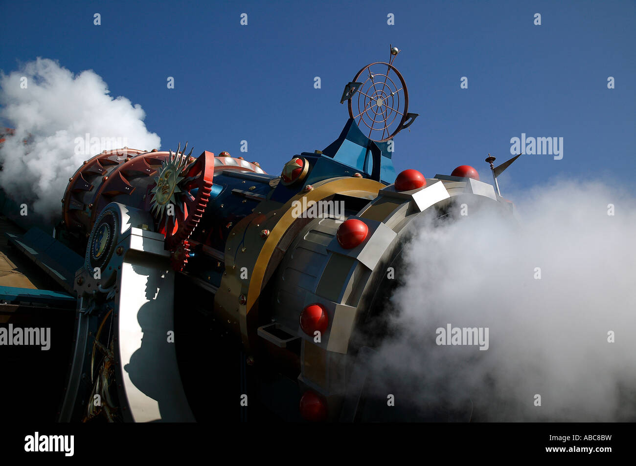 Space Mountain Cannon Stock Photo - Alamy