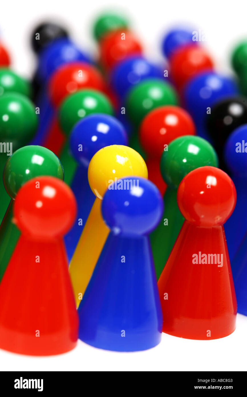 Group of chinese checkers figures Stock Photo - Alamy