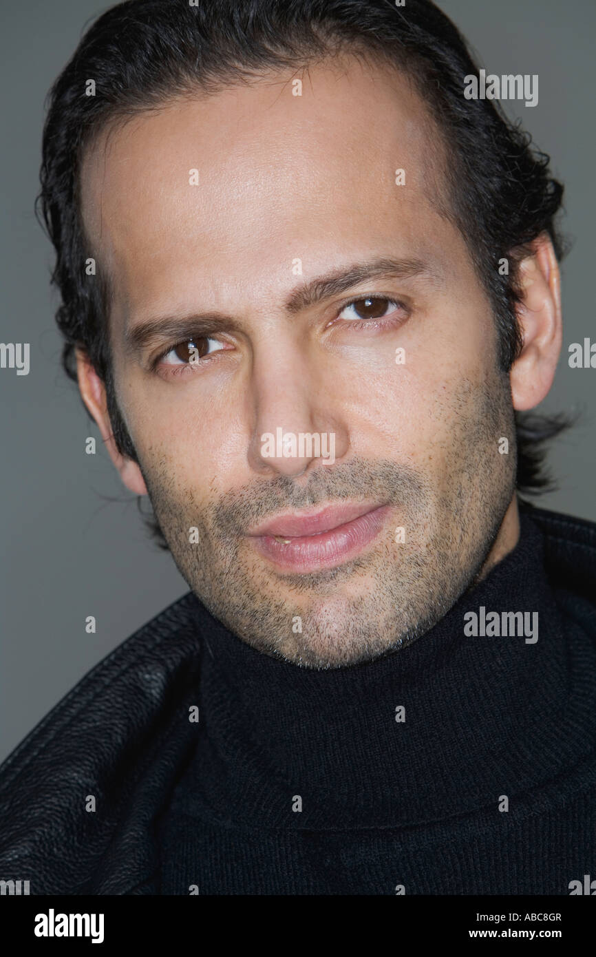 Portrait of a tough guy with bad attitude. Model Released Stock Photo ...