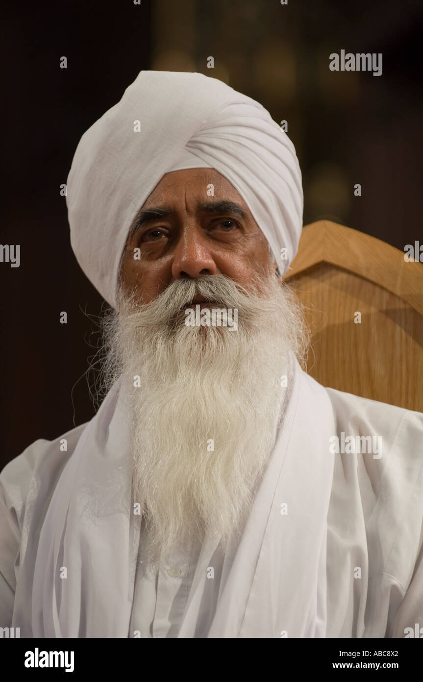 Sikh personality Bhai Sahib Mohinder Singh Stock Photo - Alamy