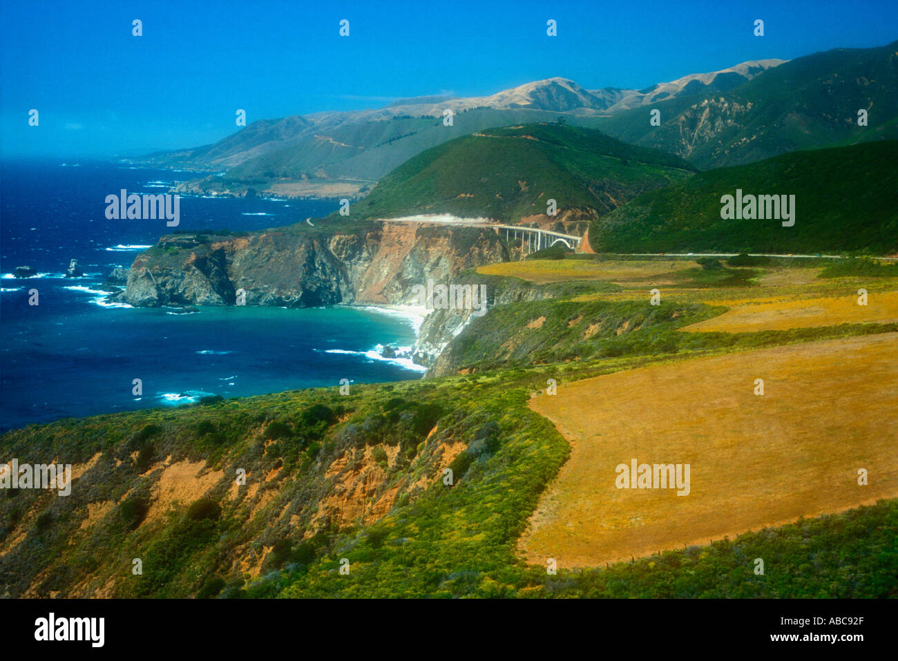 Big Sur coastline California USA Stock Photo - Alamy