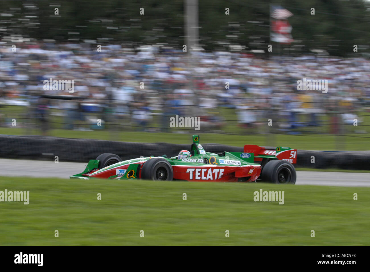 Adrian Fernandez races at the Grand Prix of Mid Ohio 2003 Stock Photo ...