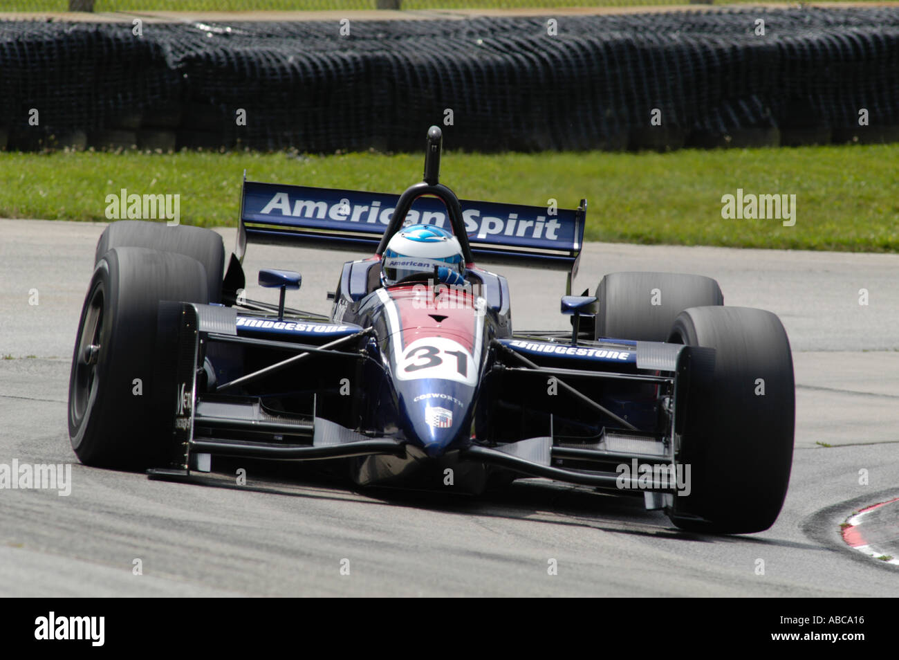 Ryan Hunter Reay races his Reynard Ford Cosworth at the Champ Car Grand ...