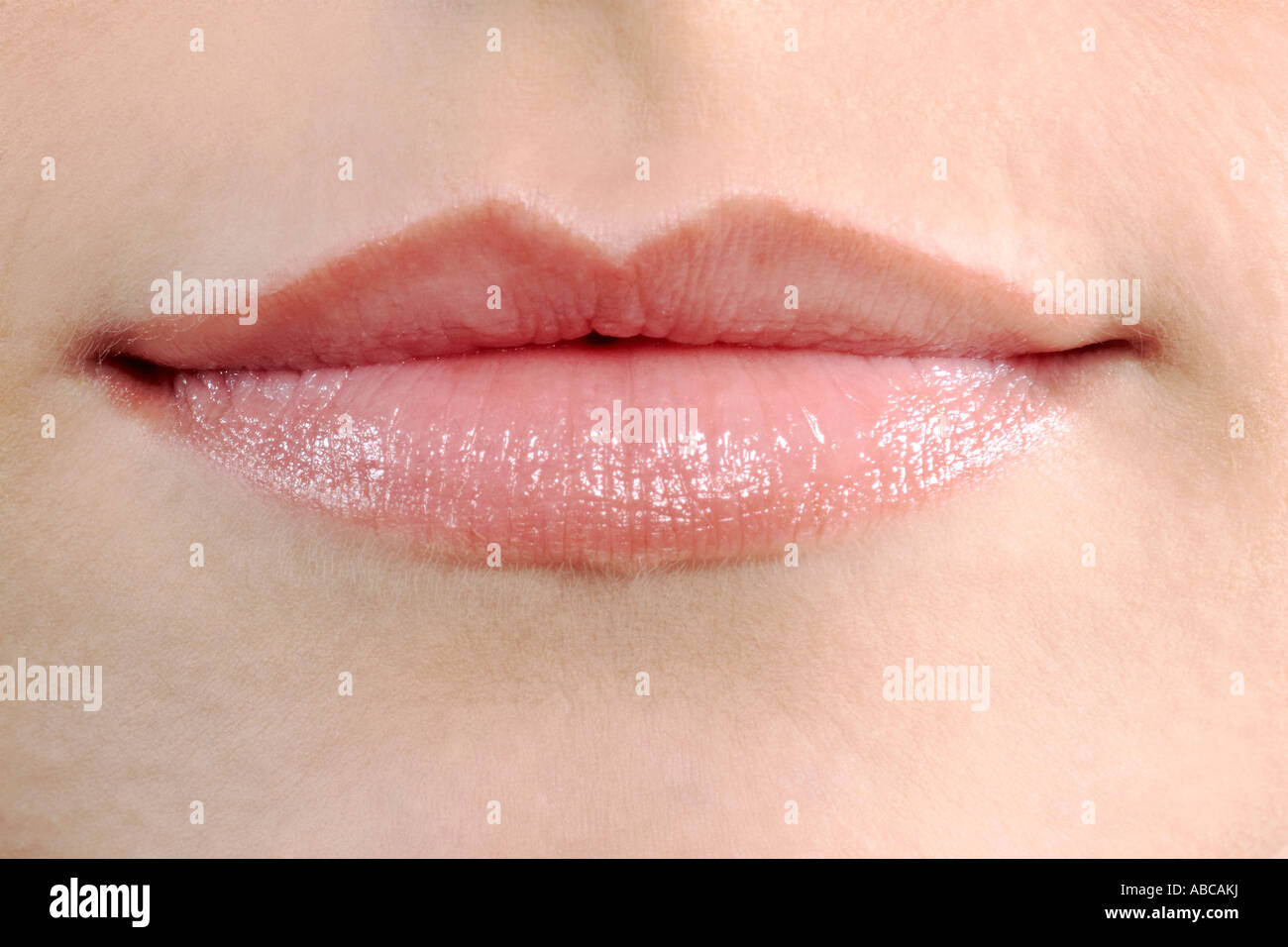 studio shot close up detail of the face of a beautiful young women with ...